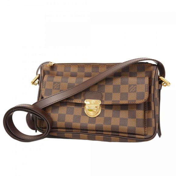 Louis Vuitton | Bags | Louis Vuitton Damier Ravello Gm Ebene Handbag ...